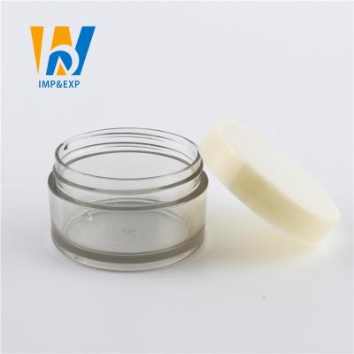 China 30g 100g 50g 6 onzas 8 onzas tarros cosméticos plásticos de 4 onzas con el empaquetado cosmético de los tarros privados de aire de las tapas en venta
