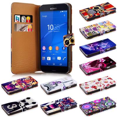 Cina Sony leggero ed alla moda telefona la vibrazione del portafoglio di casi per il compatto di Sony Xperia Z3 in vendita
