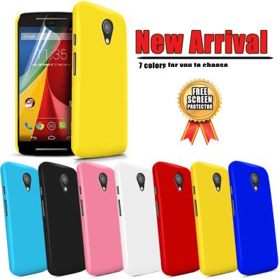 Cina Copertura di caso di Motorola Moto G2/coperture di plastica dure ibride esili del telefono cellulare del PC in vendita
