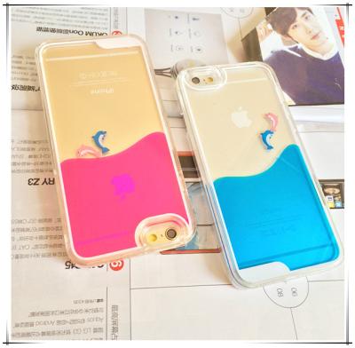 Cina Cada il rivestimento protettivo duro di iphone del PC del liquido corrente della prova per 6/6s in vendita