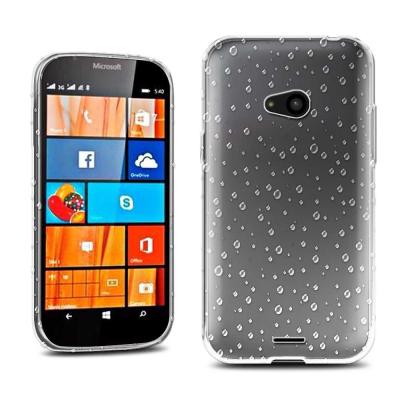 中国 注文のノキア Lumia 540 5.0 インチの柔らかい Tpu の物質的な電話箱の雨滴の設計 販売のため