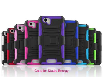 Cina Le casse dure di plastica blu del telefono cellulare di energia D810 dello studio con il supporto funzionano in vendita