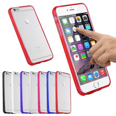 中国 360 度はボーダー、iPhone 6 の保護場合が付いている TPU の携帯電話の箱を保護します 販売のため
