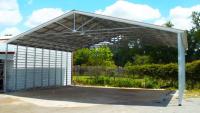 Quality Industrial Prefab Steel Structure Building Metal Garage Shed Weather Resistant for sale
