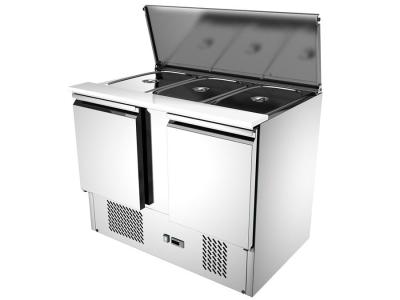 中国 台所のための 250L S902 STD のステンレス鋼の Gastronomie Saladette のカウンター冷却装置 販売のため