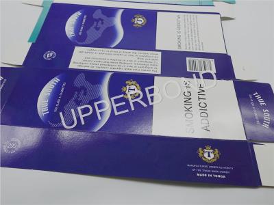 Cina Scatola di cartone del pacchetto della sigaretta del diametro di re Size 7.8mm con il logo in vendita