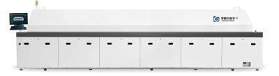 China Rieles de doble cara intercambiables Serie SE Horno de reflujo de 3120 mm en venta