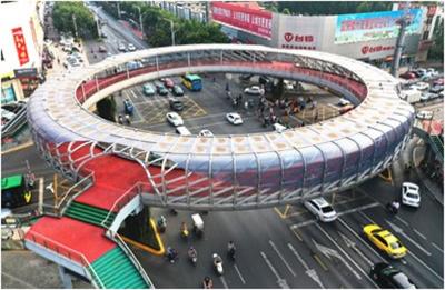 China Large Span Space Steel Bridge Steel Hall Building CE AISC JIS CWB for sale