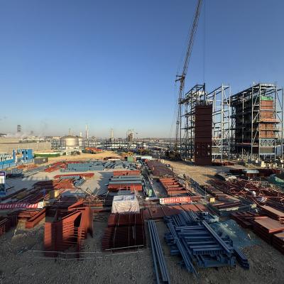 China Structuur van de pijpleiding Petro Steel Construction Steel Frameworks Te koop