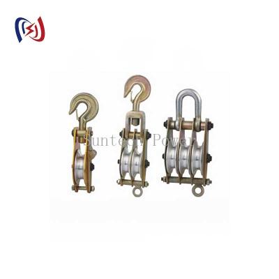 China Aluminum Sheave Hoist Tackle 10KN-100KN Rope Hoist Block And Tackle for sale