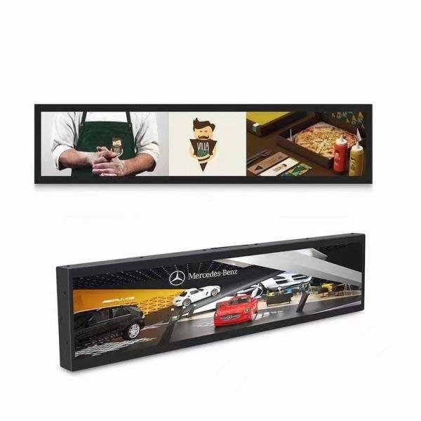 Quality Widescreen Monitor Stretched LCD Bar Display 29.3 Inch For Supermarket Shelf for sale
