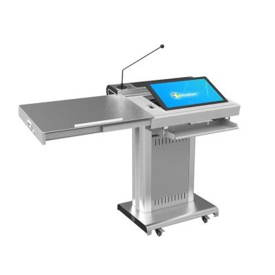 China Touch-Panel Dual-System Lehrer Smart Digital Podium Vorlesung für das Schulklassenzimmer zu verkaufen