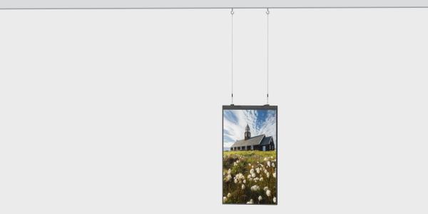 Quality High brightness ultra thin menu board digital advertising player dual screens for sale