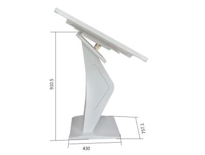 중국 수직 디지털 사이니지 디스플레이 2k 정보 43 인치 터치 스크린 키오스크 판매용