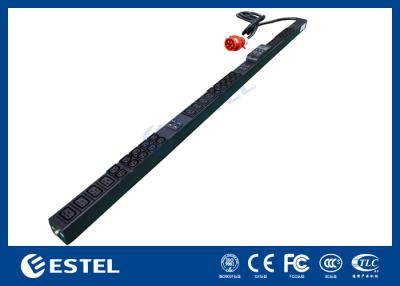 China 19 Outlets, Intelligent Protocols PDU, Surge Protection, 16A/250V Capacity, and Flat Plug Design for Reliable Server Rack Power Distribution and Equipment Safety. for sale