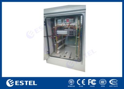 Китай Двухдверный IP55 наружный телекоммуникационный корпус против коррозии с системой питания ректификатора продается