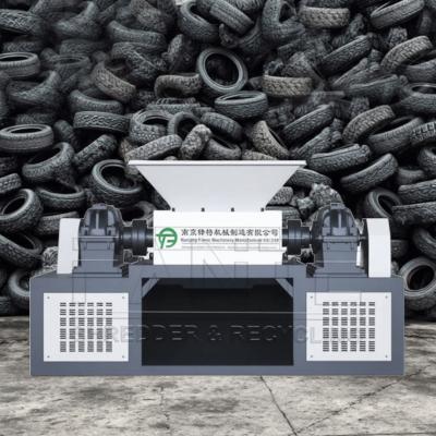 China FANTE Scrap Car Truck Tire Shredder Machine Tyre Cutting Machine Tyre Shredding Machines for sale