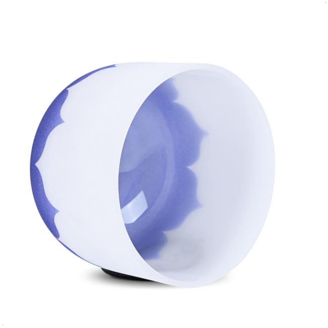 Crystal Singing Bowls Set with Lotus Design Chakra Singing Bowls for Meditation Sound Therapy 4