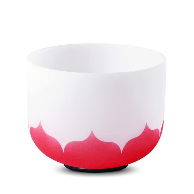 Crystal Singing Bowls Set with Lotus Design Chakra Singing Bowls for Meditation Sound Therapy 3