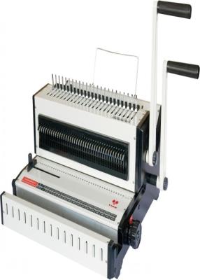 China Desktop Office Wire Comb Binding Machine Machine Size 450x430x270mm Cw2016 for sale