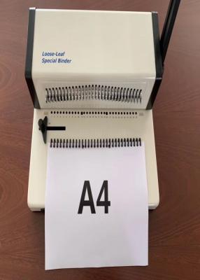 China B5 Wire Comb Binding Systems Loose Leaf Hole Punching Binding Machine for sale