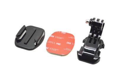 Cina Supporto piano del fermaglio del gancio a J con l'autoadesivo di 3M per la plastica del supporto di macchina fotografica della bicicletta in vendita