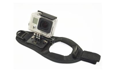 Cina Stile creativo del guanto dei HQS della parte girevole del supporto di macchina fotografica della bicicletta del casco di GoPro 360° in vendita