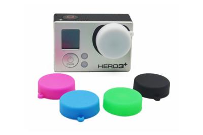 中国 収容のための GoPro のカメラ レンズのシリコーンの帽子、防水カメラの箱 販売のため