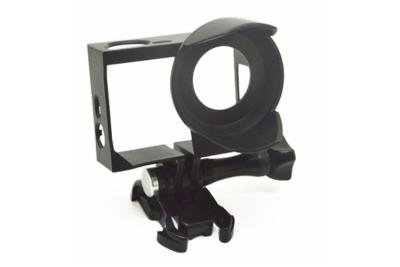 中国 黒の GoPro のカメラの付属品を収納する三脚の揺りかごの日よけ 販売のため