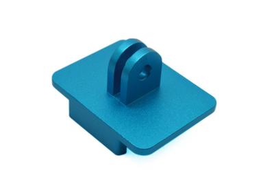 Cina Supporto di alluminio di CNC per il supporto di macchina fotografica della bicicletta con 2 gambe standard GoPro in vendita