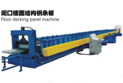 中国 Steel Floor Decking Roll Forming Machine Closed Type 1000mm 販売のため