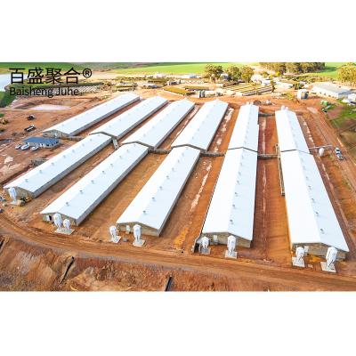 China Custom-Design Prefabricated Steel Structure Industrial Building with Metal Frame Hall for sale