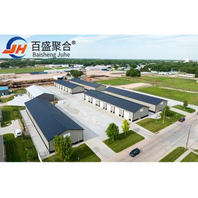Cina ASTM Standard Prefab Steel Garage Metal Structure Building per il design industriale in vendita