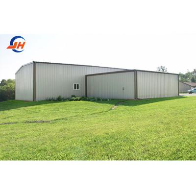 China Steel Structure Car Parking Lot 30x40ft Steel Garden Buildings Double Car Garage for sale