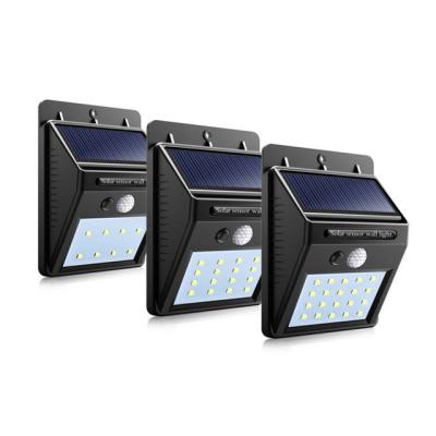 Cina Luci solari all'aperto del giardino con il sensore di moto 20 lega di alluminio di 40 50 LED Shell in vendita