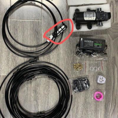 China Outdoor Cooling System with Garden Misting System and 5 Meter Low Pressure Fog Kit for sale