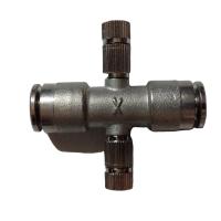 Quality brass quick slip lock fitting with double spray holes for sale