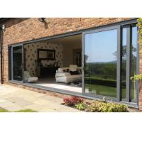 Quality Villa Aluminium Framed Sliding Doors Double Tempered House Sliding Glass Doors Custom for sale