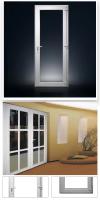 Quality Modern Residential PVC Glass Entry Door Vinyl Casement French Doors Cutomized for sale