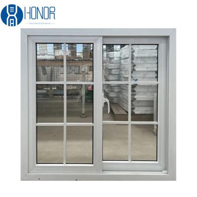 Cina Finestre scorrevoli in PVC/UPVC 36*36 bianche per la casa, a prova di rumore e urti in vendita