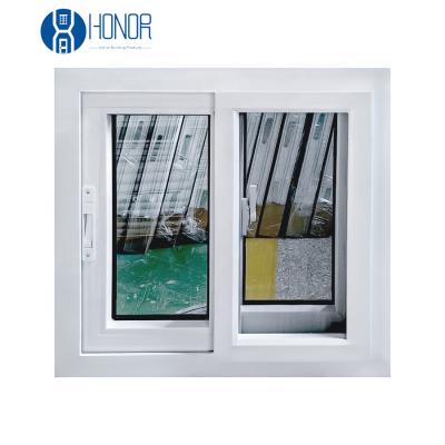 China Janela Deslizante UPVC/PVC de Alta Qualidade e Melhor Preço para Casa, Residência e Varanda com Vidro Duplo Temperado e Personalização à venda