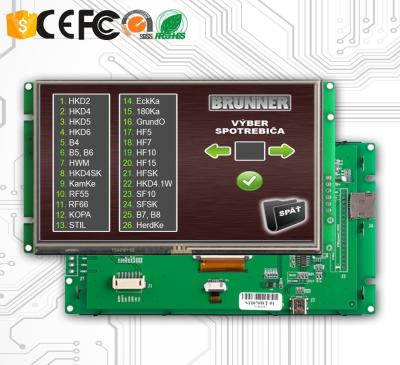 中国 4.3 スマートなドライブ板およびコントローラーとのインチ HMI のタッチ画面 TFT LCD 販売のため