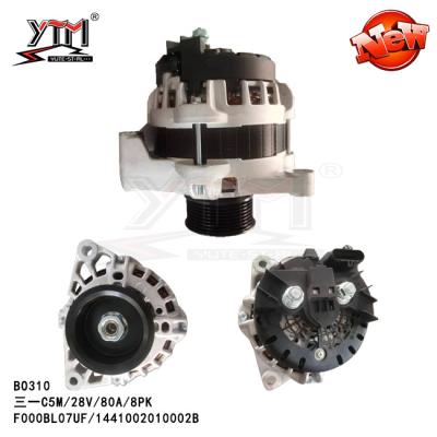 China BO310 Alternator 28V 80A 8PK For Sany C5M F000BL07UF 1441002010002B for sale