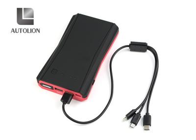 China Batería rápida 3,0 del comienzo del salto del coche de la carga y banco del poder del teléfono del pico 10800mAh del USB 500A en venta