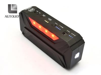 China Función negra de la linterna de la batería del comienzo del salto del coche del color rojo para el equipo de herramienta de la emergencia del coche en venta