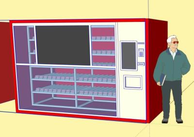Cina Distributori automatici eccellenti dello spuntino di stoccaggio del negozio con il software interattivo & di controllo del sistema, dell'elevatore in vendita