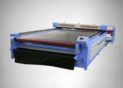 Découpeur laser CO2 pour vêtements en tissu avec système d'enroulement automatique