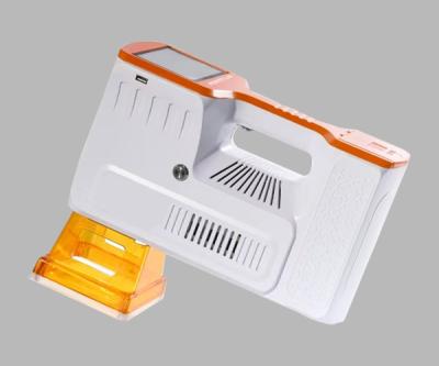中国 20W 小型ハンドヘルドメタルステンレス鋼名札レーザーコード化彫刻マークマシン 販売のため