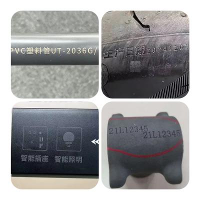 中国 20W 小型ハンドヘルドメタルステンレス鋼名札レーザーコード化彫刻マークマシン 販売のため