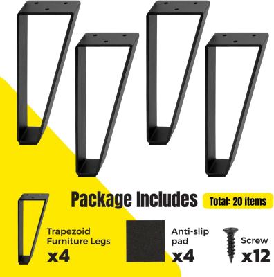 Κίνα 4pcs 8In σύγχρονα πόδια μετάλλων ποδιών επίπλων μετάλλων για το τραπεζάκι σαλονιού προς πώληση